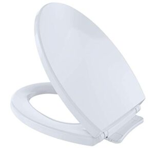 toto transitional softclose ss114#01 elongated soft close seat, cotton white