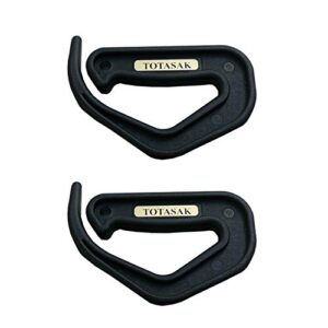 totasak grocery bag carrier (2 pack) – multiple shopping bag holder handle – durable lightweight multi purpose secondary handle tool