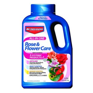 bioadvanced 043929293566 bayer advanced 701110a all in one rose and flower care granules, 4-pou, 4-pound, assorted