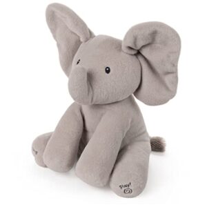 GUND Baby Official Animated Flappy The Elephant Stuffed Animal Baby Toy Plush for Baby Boys and Girls, Gray, 12" (Song Styles May Vary)