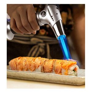 Sondiko Kitchen Torch S901, Blow Torch, Refillable Butane Torch with Safety Lock and Adjustable Flame for DIY, Creme Brulee, BBQ and Baking, Butane Gas Not Included