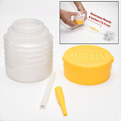 Harris Diatomaceous Earth Powder Duster with 6 Inch Extension Nozzle