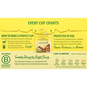 Bigelow Cozy Chamomile Herbal Tea, Caffeine Free, 20 Count (Pack of 6), 120 Total Tea Bags