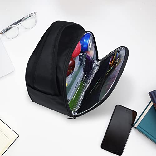 Gloppie Lunch Box Insulated Lunch Bag Women Men Lunch Cooler Bags Black Lunch Tote Bag for Bento Box Lunch Containers Adult Lunchbox Lunchbag Work Office Picnic