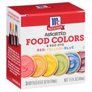 mccormick assorted food colors & egg dye, 1.5 fl oz