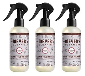 mrs. meyer’s room and air freshener spray, non-aerosol spray bottle infused with essential oils, lavender, 8 fl. oz – pack of 3