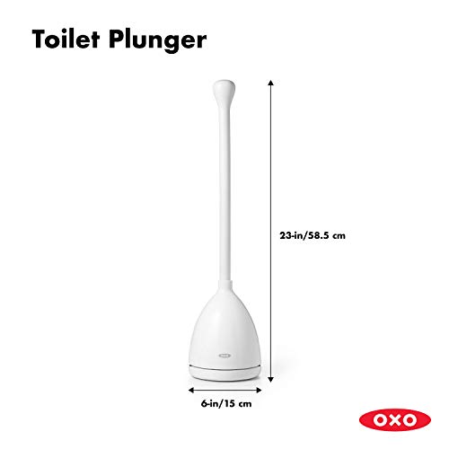 OXO Good Grips Toilet Plunger with Holder