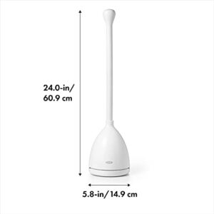 OXO Good Grips Toilet Plunger with Holder