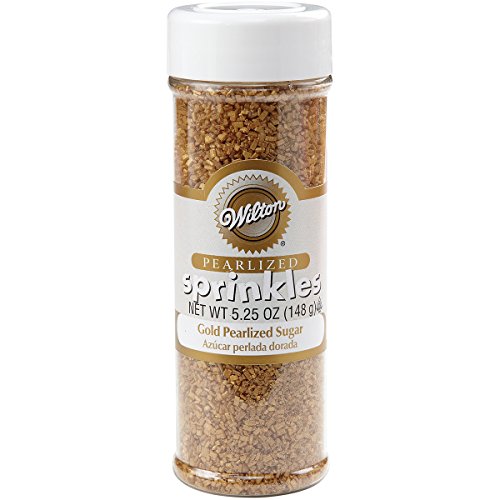 Wilton - 710-041 Wilton Gold Pearlized Sugar Sprinkles, 5.22 Oz.