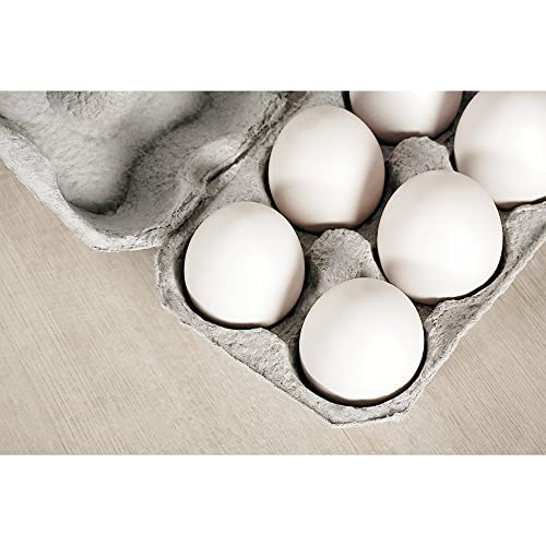 Cornucopia Cardboard Egg Cartons (18-Pack); Each for One Dozen, Eco-friendly Recycled Material Biodegradable 12-count Egg Cartons w/Labels