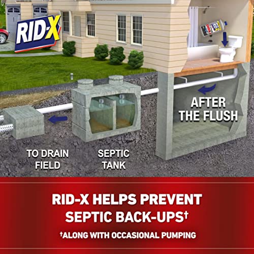 Rid-X Platinum Septic System Treatment, 3 Month Supply of Liquid, 24 Fl Oz