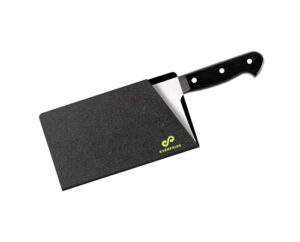 everpride butcher chef knife edge guard – wide knives blade edge protectors – meat cleaver knife sheath – bpa-free chef knife cover fits blades up to 8” x 4” – knives not included