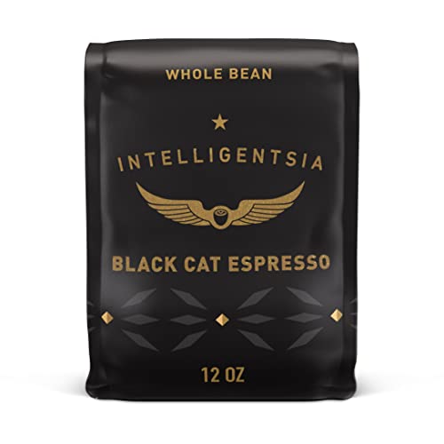 Intelligentsia Coffee Gifts, Medium Roast Whole Bean Coffee - Black Cat Espresso 12 Ounce Bag with Flavor Notes of Stone Fruit, Dark Sugars and Dark Chocolate