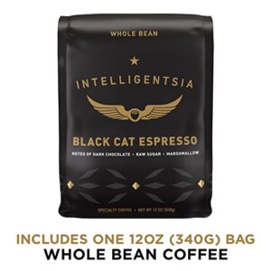 Intelligentsia Coffee Gifts, Medium Roast Whole Bean Coffee - Black Cat Espresso 12 Ounce Bag with Flavor Notes of Stone Fruit, Dark Sugars and Dark Chocolate