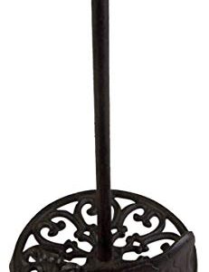 Cast Iron Cow Paper Towel Holder 13 Inch