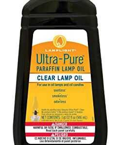 Lamplight Ultra-Pure Lamp Oil, Clear, 32 Ounces