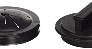 WASTE KING Moen 1025 AMC Kitchen Products EZ Mount Garbage Disposal Stopper and Splash Guard, Black