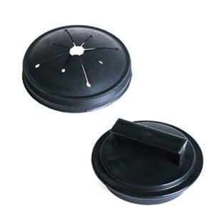 WASTE KING Moen 1025 AMC Kitchen Products EZ Mount Garbage Disposal Stopper and Splash Guard, Black