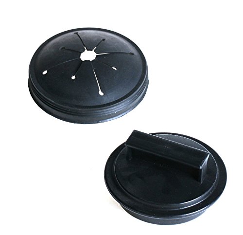 WASTE KING Moen 1025 AMC Kitchen Products EZ Mount Garbage Disposal Stopper and Splash Guard, Black