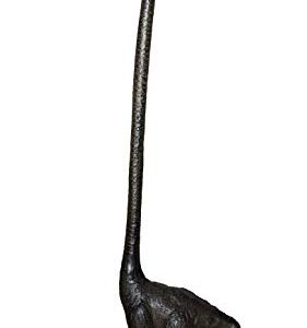 Dinosaur Cast Iron Paper Towel Holder - Sturdy and Functional - Cute Dinosaur Bathroom Decor - Dino Antique Rustic Décor Home Stand - Toilet Paper Stand by Sheff Store