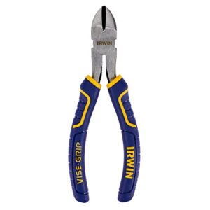 irwin vise-grip diagonal cutting pliers, 6-inch (2078306)