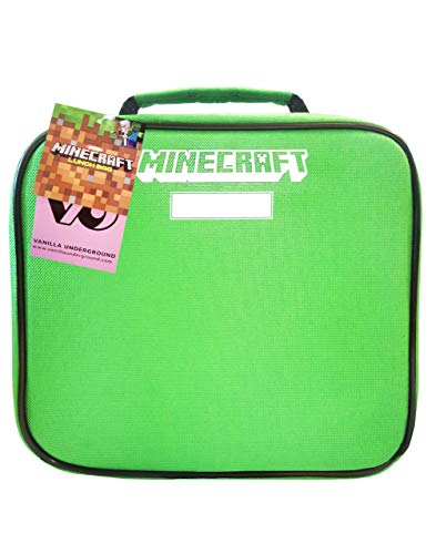 Minecraft Lunch Bag Set Creeper (Lunch Box, Water Bottle, Snack Pot)