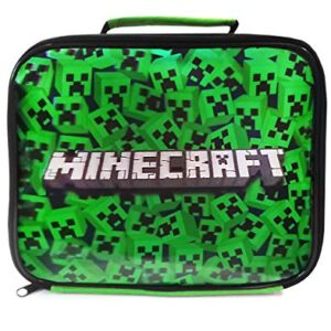 Minecraft Lunch Bag Set Creeper (Lunch Box, Water Bottle, Snack Pot)