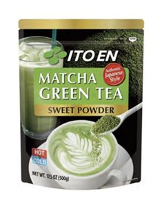 ito en matcha green tea, sweet powder, 17.5 ounce (pack of 1), sweetened green tea powder