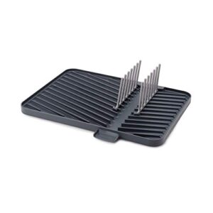 joseph joseph – 85139 joseph joseph flip-up drain board with foldable dish rack, one-size, gray