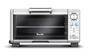 breville mini smart toaster oven, brushed stainless steel, bov450xl