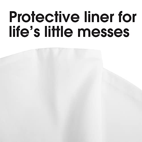 Boppy Protective Pillow Liner | Bright White Fabric | A Liner for Between Your Boppy Pillow and the Pillow Cover | Machine Washable and Wipeable