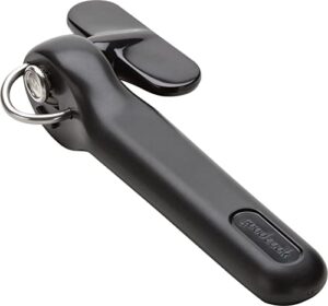 good cook can opener, safe cut manual can opener, no sharp can edges, black