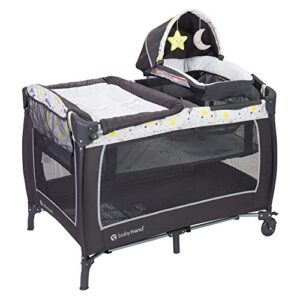 baby trend lil snooze deluxe 2 nursery center, twinkle twinkle moon