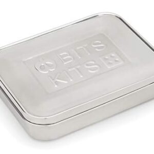 Bits Kits Stainless Steel Bento Box Lunch and Snack Container for Kids and Adults, 5 Sections