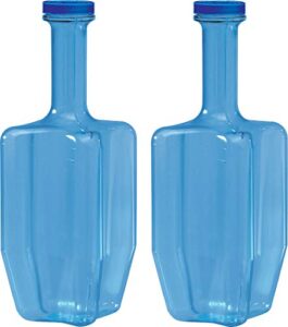 san jamar rapi-kool plastic chill utensil, 64 ounces, blue (2 per pack)