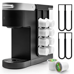 dixmemg coffee pod holder for keurig k-cup, side mount kcup storage, perfect for small counters wall storage organizer(2 packs/ for 16 k cups)