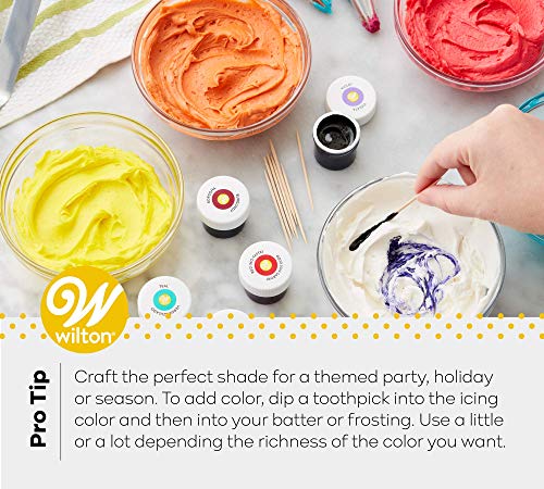 Wilton Icing Colors 12-Piece Gel Food Coloring Set