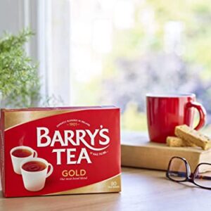 Barrys Tea Gold Blend Tea bags - 80 Count