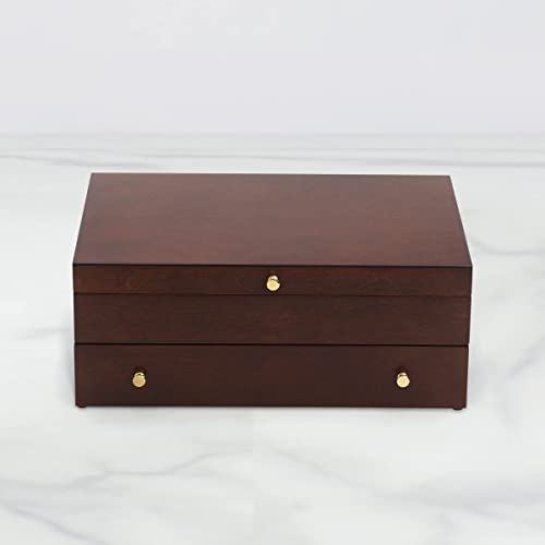 Lenox 893826 Mahogany Flatware Chest