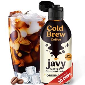 Javy Coffee 30X Cold Brew Coffee Concentrate, Perfect for Instant Iced Coffee, Cold Brewed Coffee and Hot Coffee