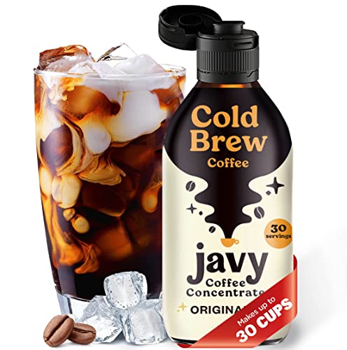 Javy Coffee 30X Cold Brew Coffee Concentrate, Perfect for Instant Iced Coffee, Cold Brewed Coffee and Hot Coffee