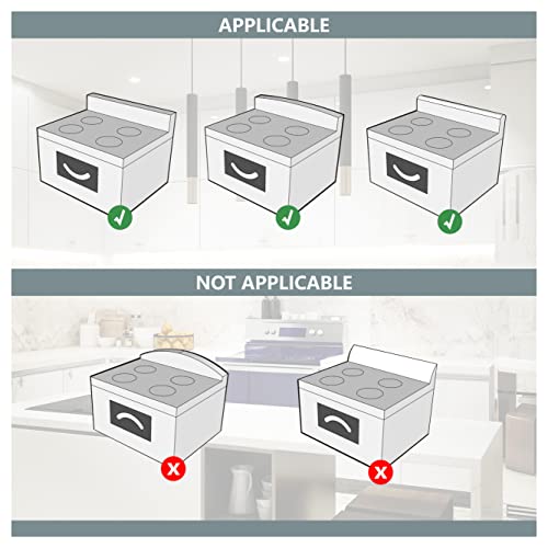 STUTOV Stove Top Shelf for Stove Top, 30" Length, Spice Rack Organizer Over the Stove, Spice/Condiments/Seasoning Shelf for Kitchen Organization (Non Magnetic Stainless Steel)