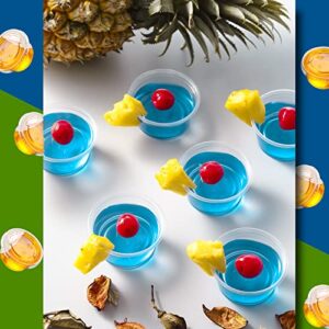 [260 Sets - 2 oz ] Jello Shot Cups, Small Plastic Containers with Lids, Airtight and Stackable Portion Cups, Salad Dressing Container, Dipping Sauce Cups, Condiment Cups for Lunch, Party, Trips