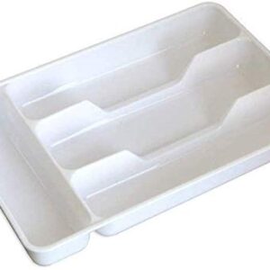 Alytimes Pack of 2 Small Silverware Tray,（11 x 7 x 1.4 inches） Cutlery Tray, Keeps forks and spoons perfectly stacked