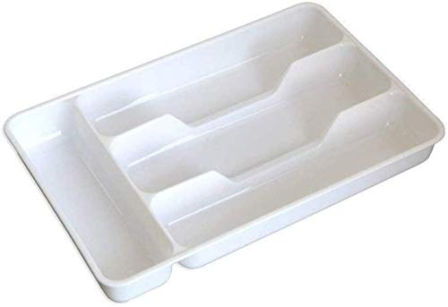 Alytimes Pack of 2 Small Silverware Tray,（11 x 7 x 1.4 inches） Cutlery Tray, Keeps forks and spoons perfectly stacked