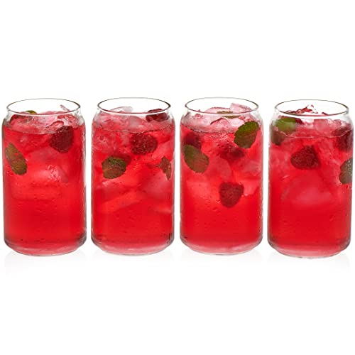 Libbey Classic Can Tumbler Glasses, Set of 4