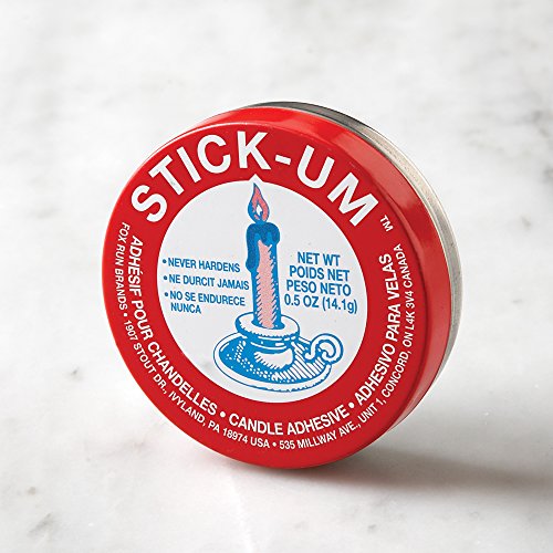 Fox Run Stick-Um Candle Adhesive, 0.5-Ounce