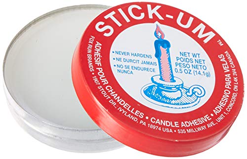 Fox Run Stick-Um Candle Adhesive, 0.5-Ounce