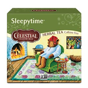 celestial seasonings herbal tea, sleepytime, 40 count (pack of 6)