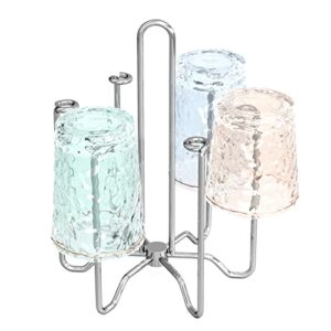 joy aid cup and bottle drying rack, fit for tumbler, mug, insulated cup, wine glass and more, 304 stainless steel